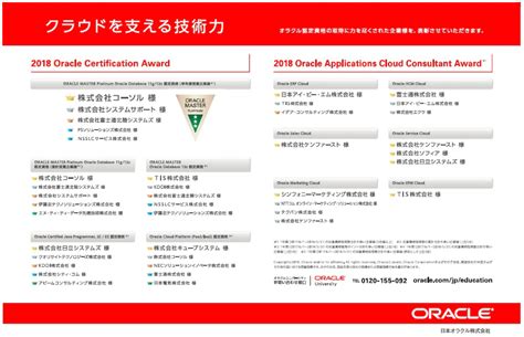 Oracle Master Platinum Oracle Certification Award