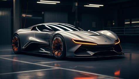 Premium AI Image Modern Technologic Car Design Futuristic Concept