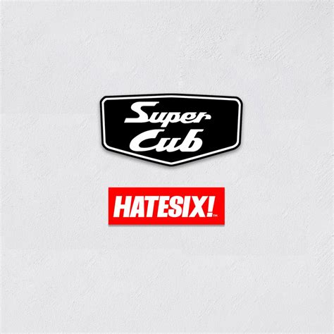 Jual Sticker Decal Honda Super Cub Hatesix Shopee Indonesia