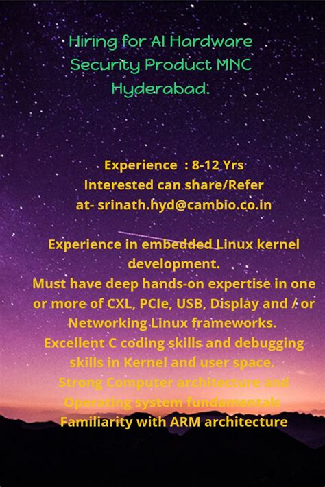 Srinath Posted On Linkedin