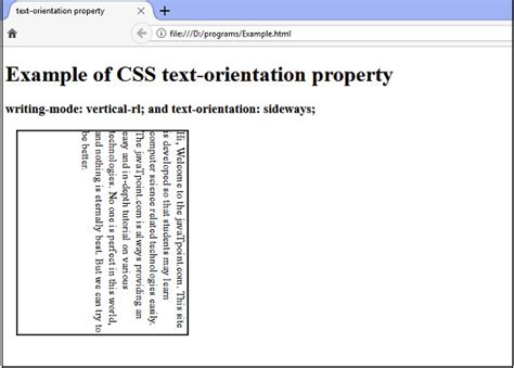 css text orientation属性用法及代码示例 纯净天空