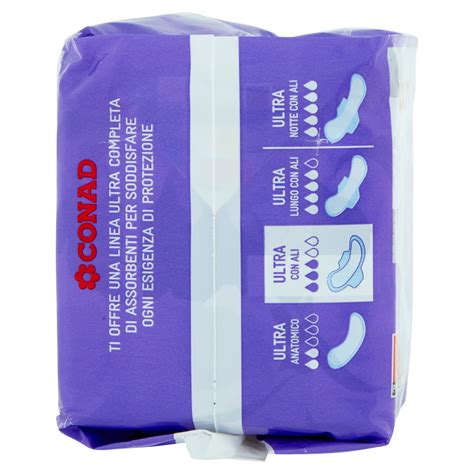 Assorbenti Ultra Con Ali 16 Pz Conad Online Conad