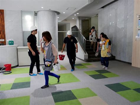 10月1日の開館を前に”ふぁみりこらぼ”で避難訓練を行いまし ひたちなか市子育て支援・多世代交流施設ふぁみりこらぼ