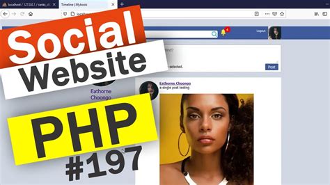 Social Website From Scratch Part 197 Creating A Group 3 Oop Php With Mysql Database Youtube