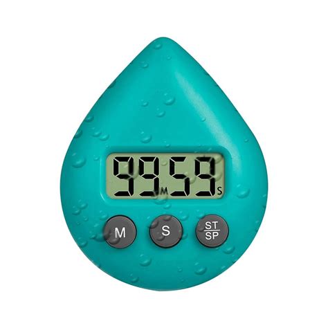 Silent Non Ticking Battery Operated Shower Timer Waterproof Digital