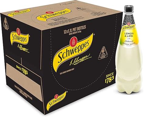 Schweppes Lemon And Lime Mineral Water 12 X 1 1L Amazon Au