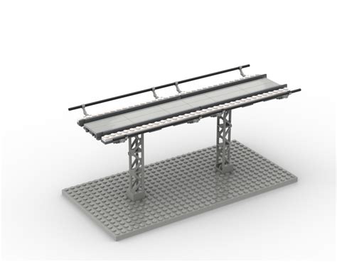Lego Moc Elevated Railway By Yourdailybrick Rebrickable Build With Lego