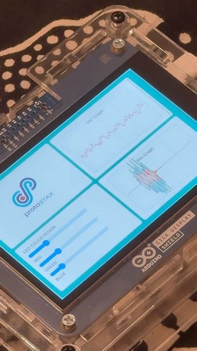 Protostaxag Arduino Giga Display Demo Youtube