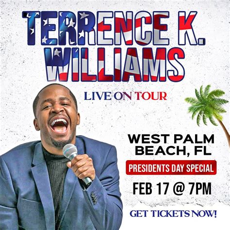 Upcoming Shows Terrence K Williams Store