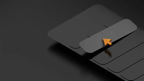 Un Teclado De Computadora Con Una Flecha Amarilla Foto Imagen De Fondo De Pantalla Para Móvil