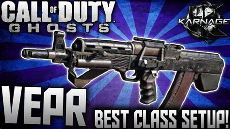 Cod Ghosts Vepr Best Class Setup Best Smg Class Setup Cod