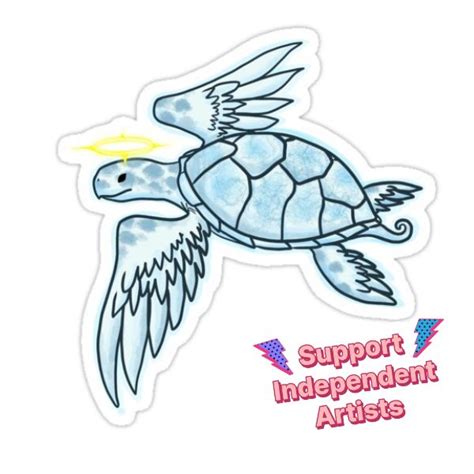 Sea Angels Turtle Sticker For Sale By Halakahiki 2024