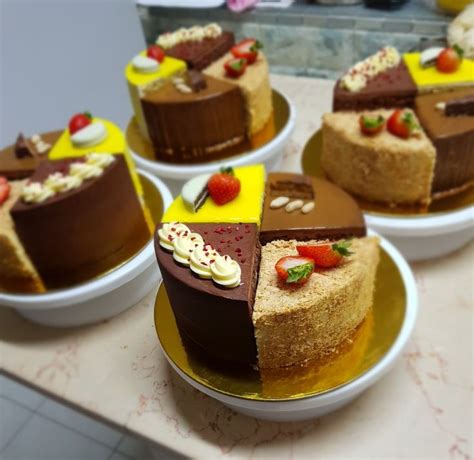 Торты четвертинки Desserts Mini Cheesecake Food