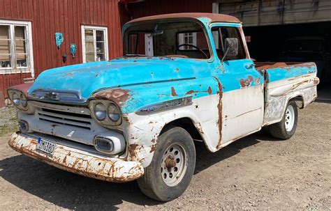 59 Chevrolet Apache 3100 1 Old Cars Älekärr Ab