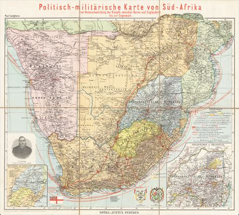 1899 Boer War Map Of South Africa By History In Your Home Wall Art