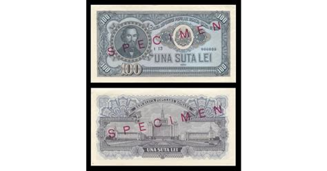 Bancnote Romania Bani Vechi Lei SPECIMEN UNC Necirculat Arhiva Okazii Ro