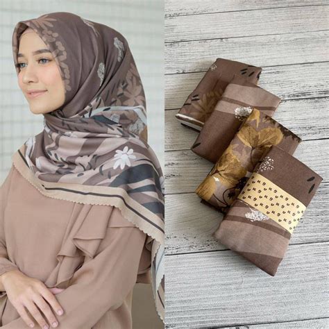 Jual KATALOG Hijab Segiempat Motif Hijab Voal Motif Jilbab Motif Voal Segi Empat Motif