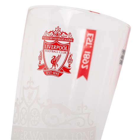 Liverpool Beer Glass Clear