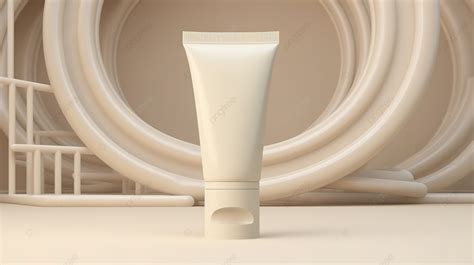 3d 묘사에서 다른 세상 플랫폼에 놓인 크림 튜브 3d 렌더링 세우다 3d 배경 배경 일러스트 및 사진 무료 다운로드 Pngtree