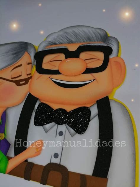 Carl Fredicksen En Foami Abuelito Up Viejito Up Una Aventura De