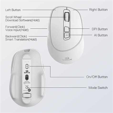 Redragon Bm4195 Ai Wireless Mouse For Office And Everyday Work Redragonshop