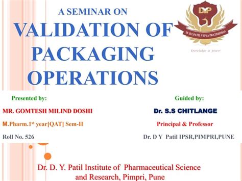 Packaging Validation Pptx