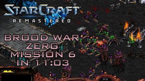 StarCraft Remastered Brood War Zerg Mission 6 Fury Of The Swarm