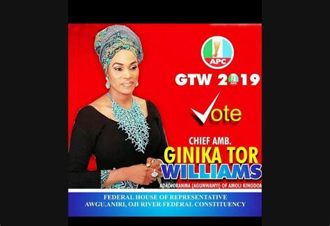 Ginika Tor Williams Contesting For Federal House Of Reps Photos