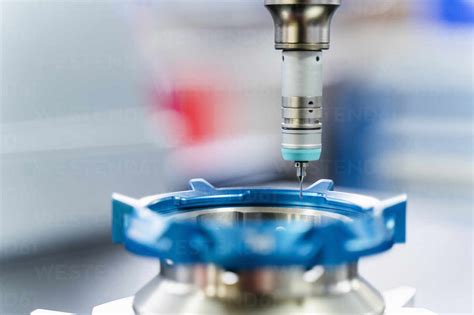 Germany Close Up Of Three Dimensional Measuring Device Stock Photo