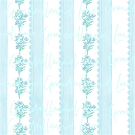 Scalloped Edge Pattern With Flowers Etsy