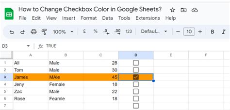 How To Change Checkbox Color In Google Sheets Any Tech Stuff