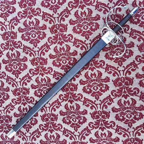 Flamberge Rapier Sword Decorative Wavy Blade Replica