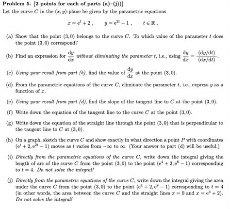 Solved Problem Points For Each Of Parts A I Let Chegg