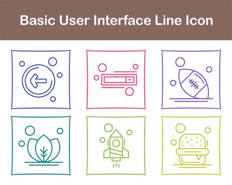Basic User Interface Vector Icon Set 21505726 Vector Art At Vecteezy