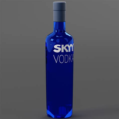Skyy Vodka Beverages Models Blenderkit