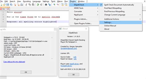 Please Help Install Spell Checker Notepad Version Notepad