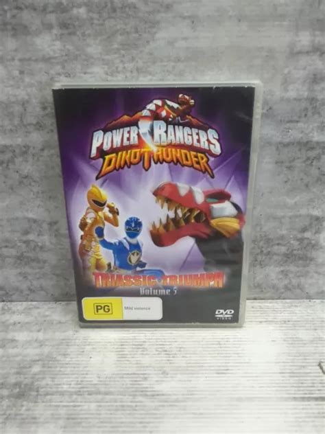 Power Rangers Dinothunder Triassic Triumph Vol 5 Dvd 2004 Region