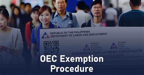 How To Get Oec Exemption Via Bm Online For Ofws Dmw Mobile App