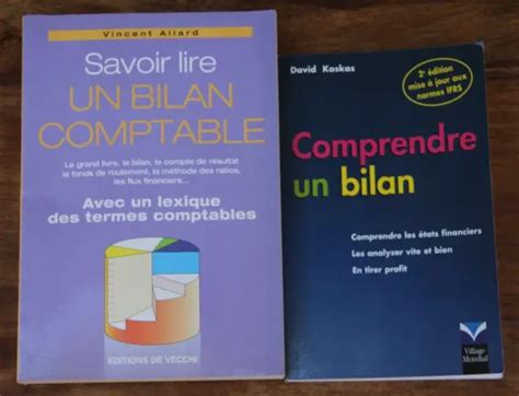 COMPRENDRE UN BILAN Savoir Lire Un Bilan Comptable Koskas Allard Tbe EUR PicClick DE