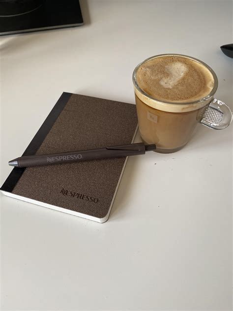 Enjoying The Free Notebook And Pen This Morning R Nespresso