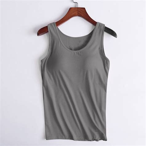 Ayolanni Tops Women Round Neck Solid Sleeveless Muscle Tank Tops T