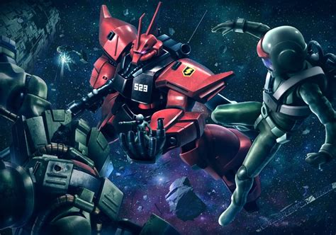 Zaku Ii Fz Kai And Gelgoog Jager Gundam And 1 More Drawn By Hiropon