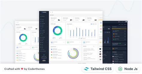 Konrix Nodejs Tailwind Css Admin And Dashboard Plantillas Web Envato