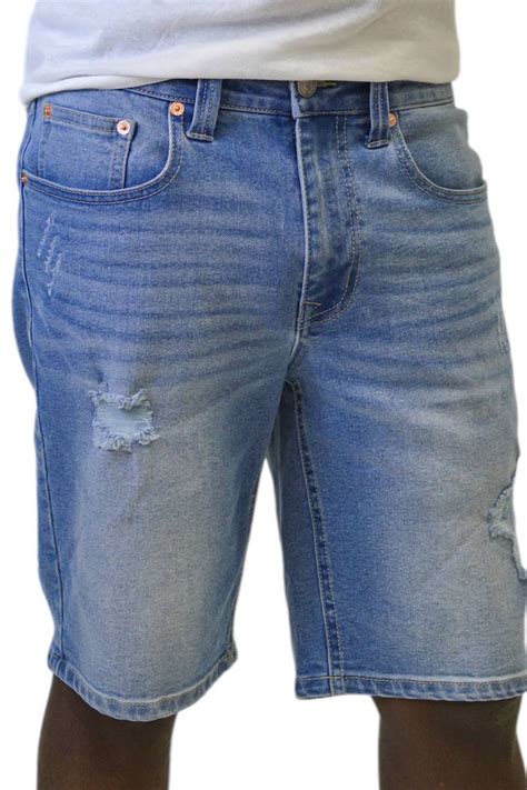 Slim Fit Denim Shorts Shopperboard