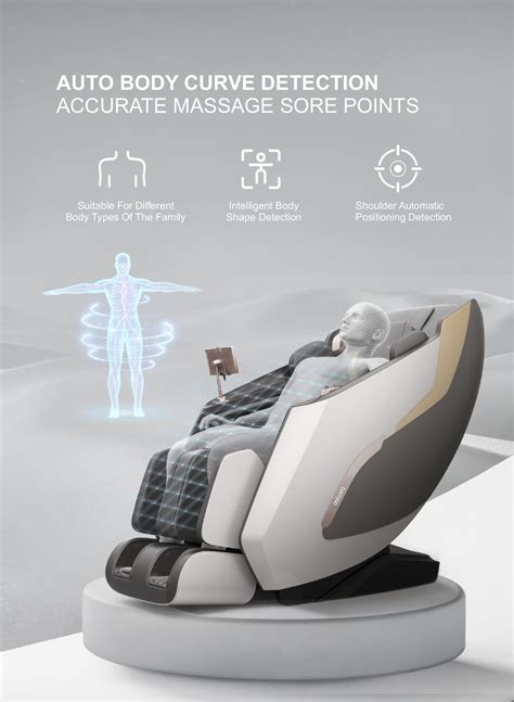 Buy Zeitaku Yawarakai Full Body 3d Massage Chair With Sl Track Beige Brown Buy Online At Best