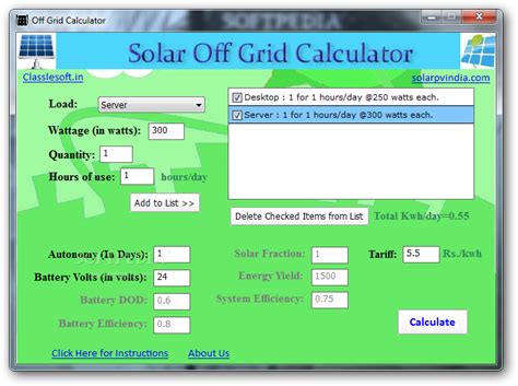 Off Grid Calculator Download Softpedia