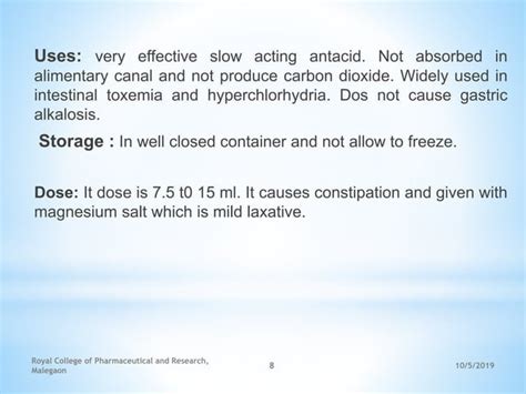 Antacids And Acidifying Agents Pptx Digestive Disorders Diseases