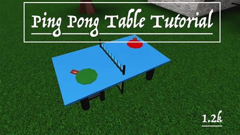 Instructions To Build Ping Pong Table At George Ashcraft Blog