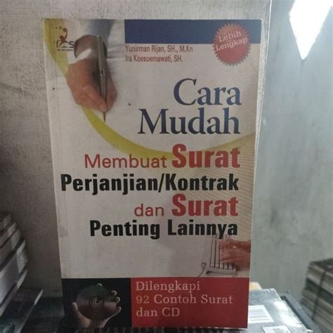 Jual Cara Mudah Membuat Surat Perjanjian Kontrak Dan Surat Penting