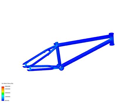 Structural Analysis Of A Road Bike Frame By Mvsgsk14208m03 Simscale